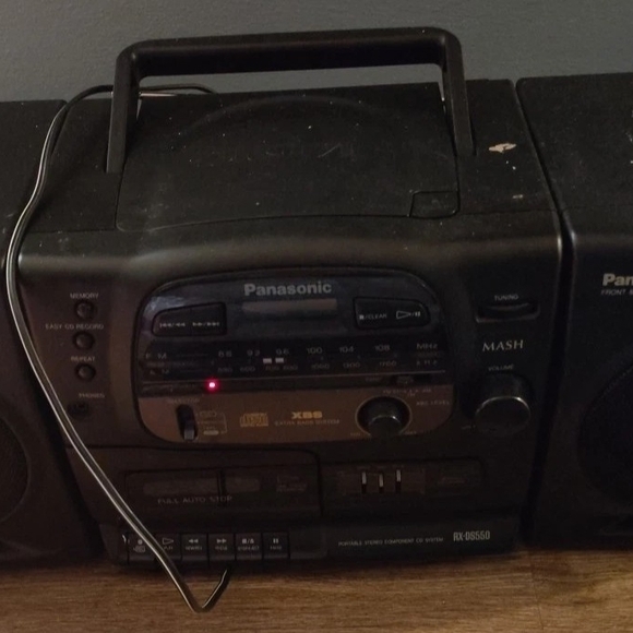Panasonic | Portable Audio & Video | Panasonic Black Boombox With Dual ...